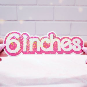 Custom Barb Pink Vinyl Sticker, Die Cut Water Bottle Sticker ...