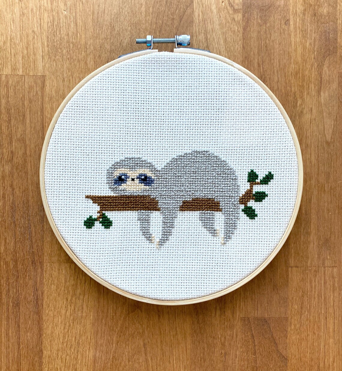 Sloth Cross Stitch Pattern - Etsy