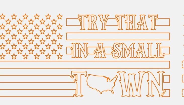 Try That in A Small Town Flag SVG (bundle #2) - Etsy