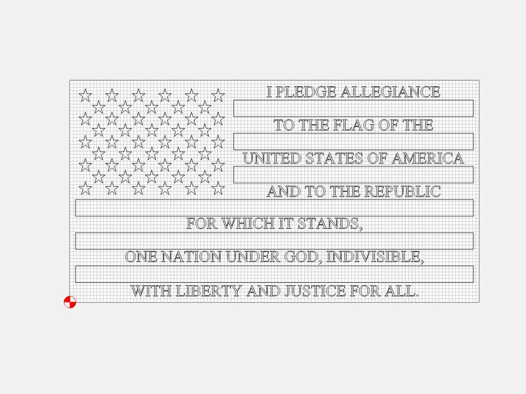 Pledge of Allegiance SVG - Etsy