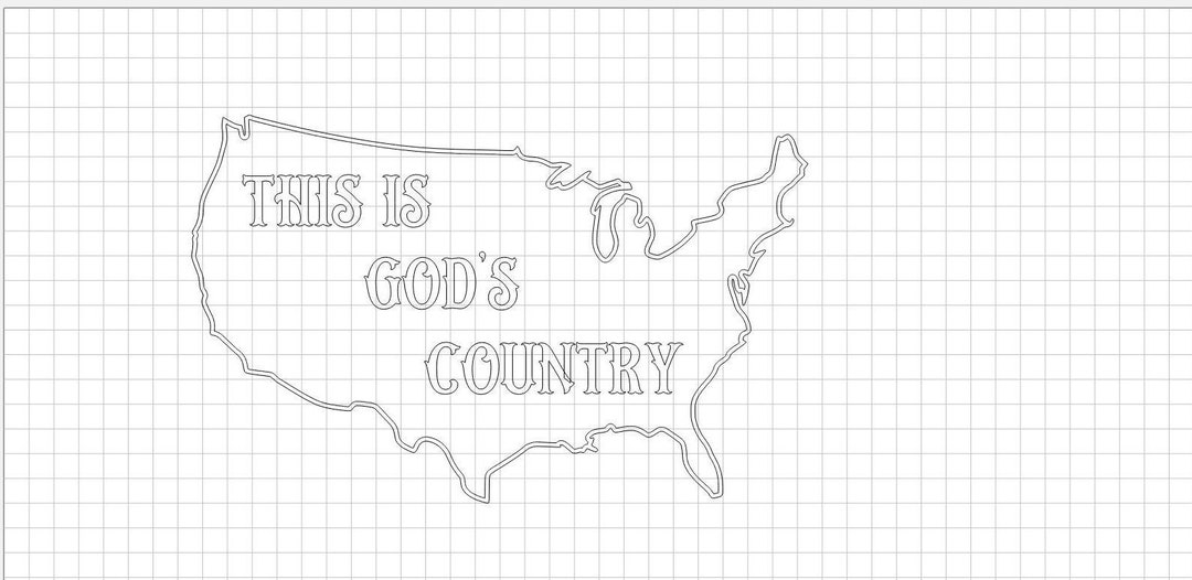 God's Country USA SVG - Etsy
