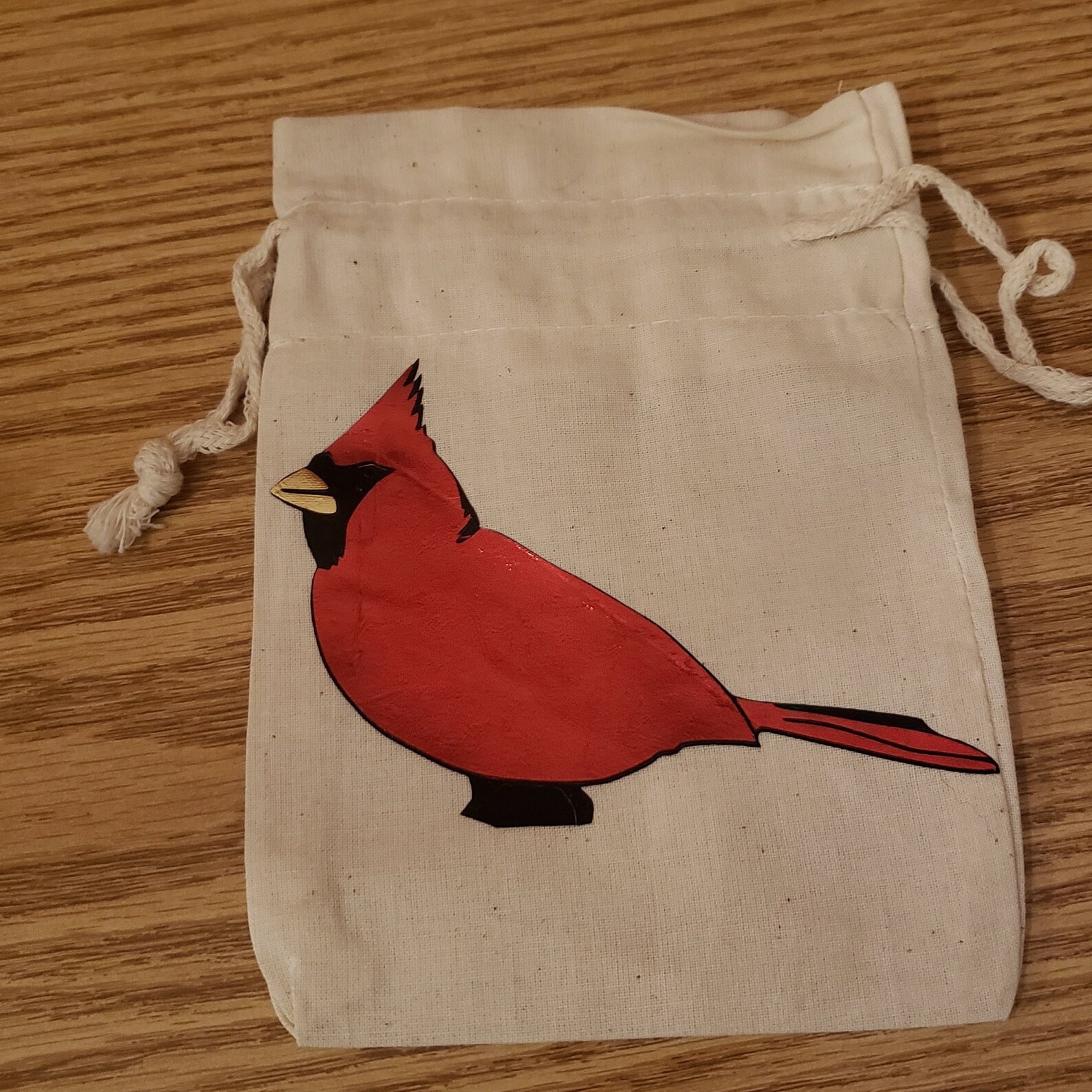 Cardinal Drawstring Bag - Etsy