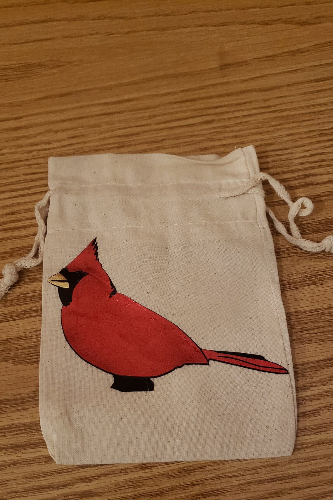 Cardinal Drawstring Bag - Etsy