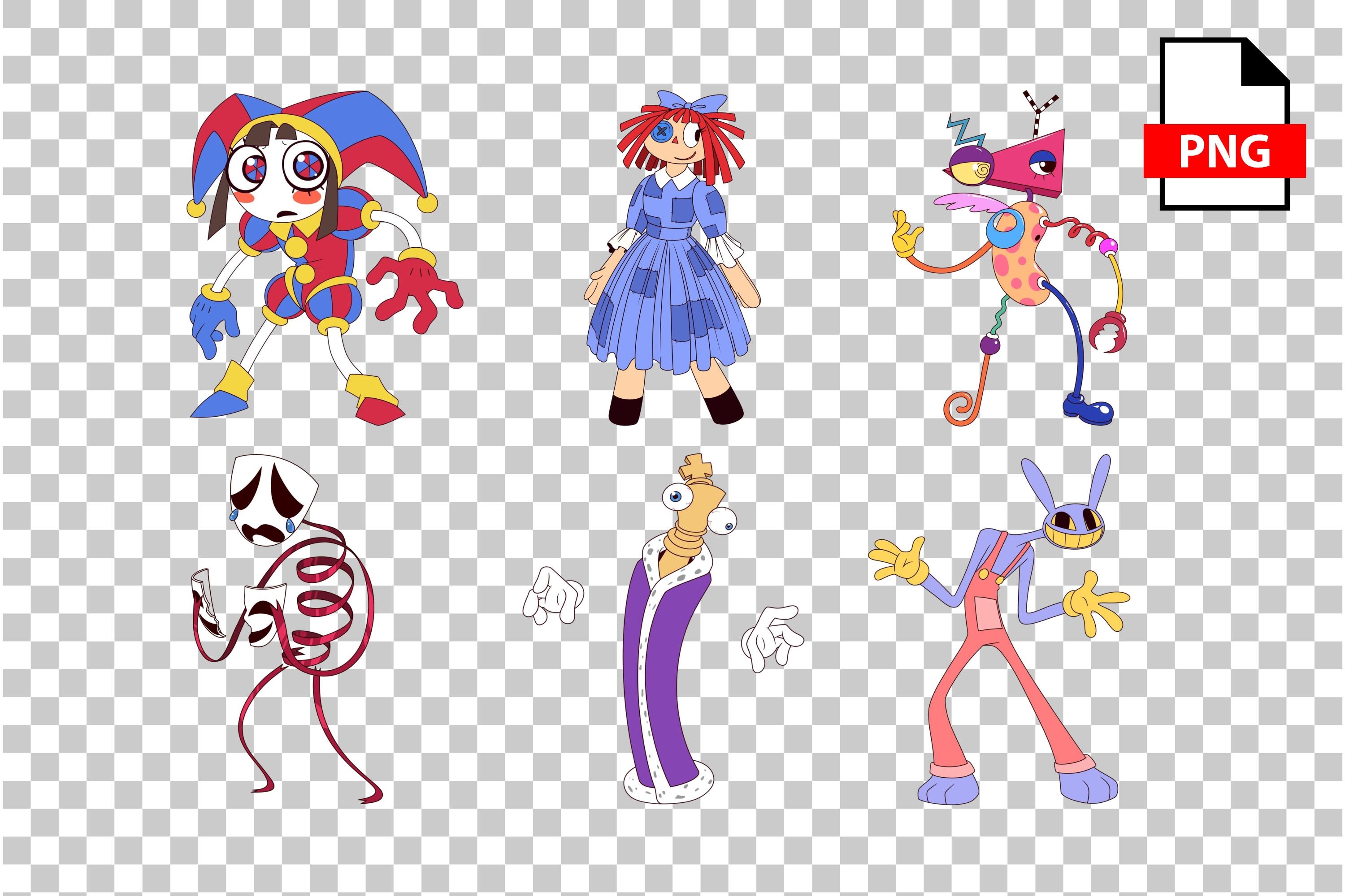 TADC PNG Clipart | the Amazing Digital Circus | Pomni Ragatha Jax ...