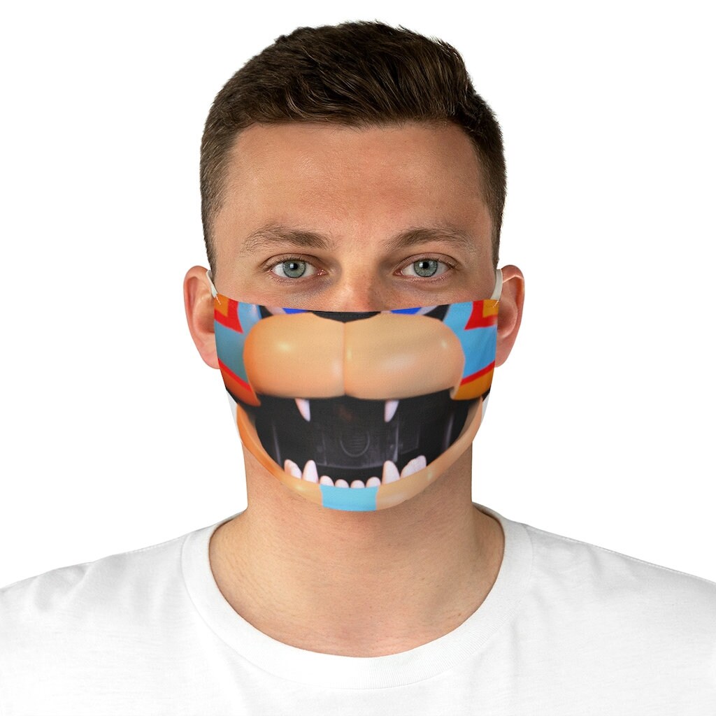 Glamrock Freddy Face Mask Glamrock Freddy Fazbear Security Breach FNAF ...
