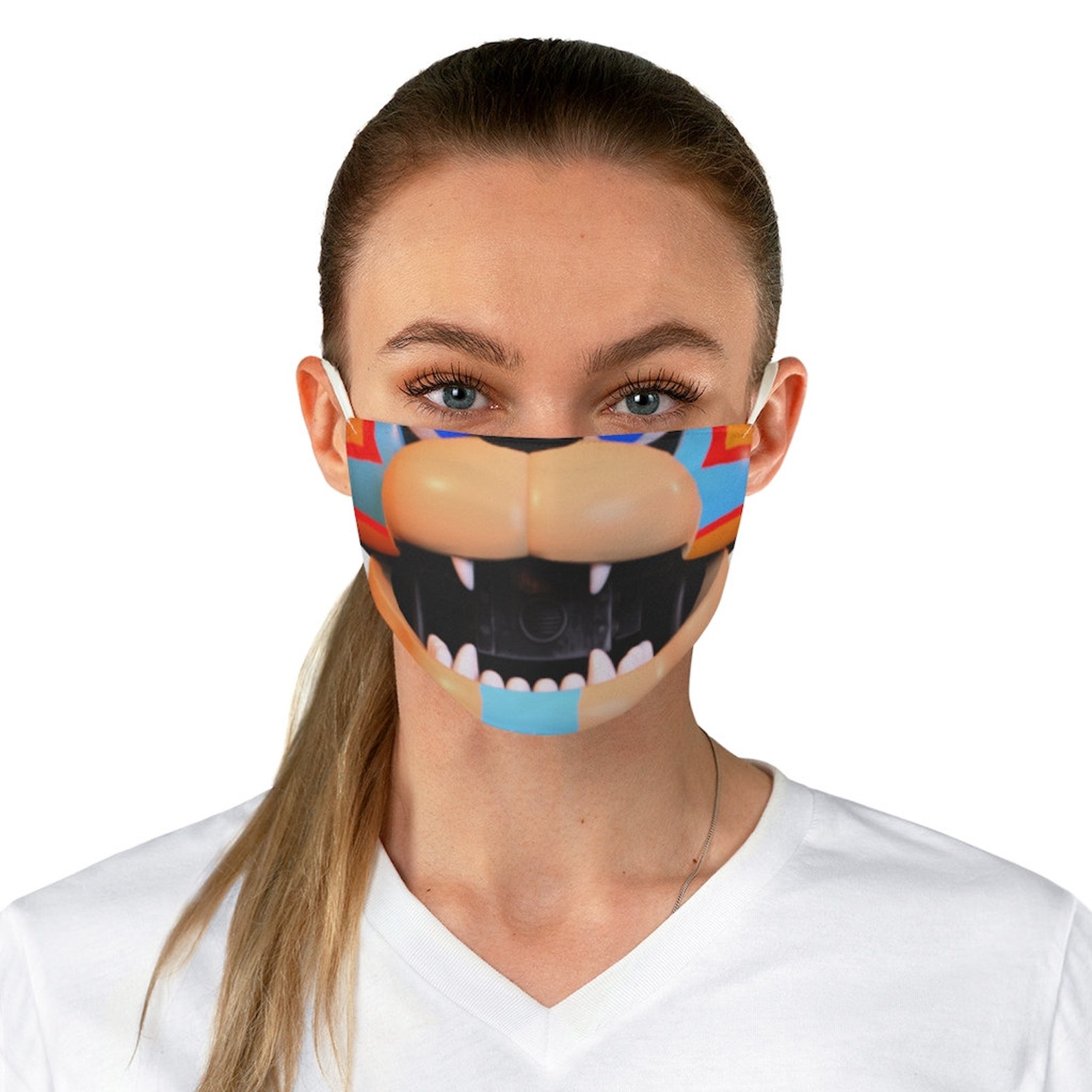 Glamrock Freddy Face Mask Glamrock Freddy Fazbear Security Breach FNAF ...