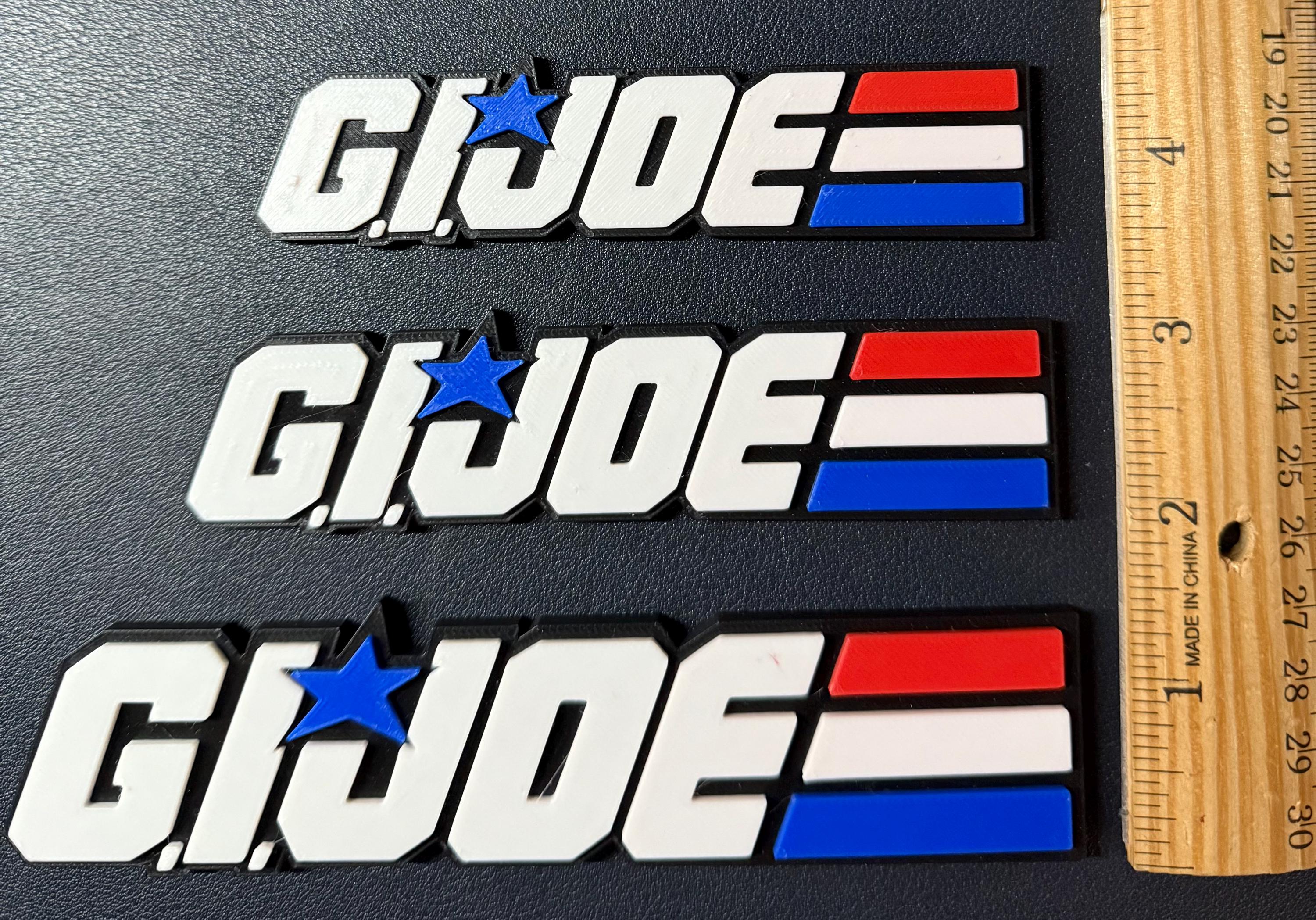 3D Printed GI JOE Logo - Etsy