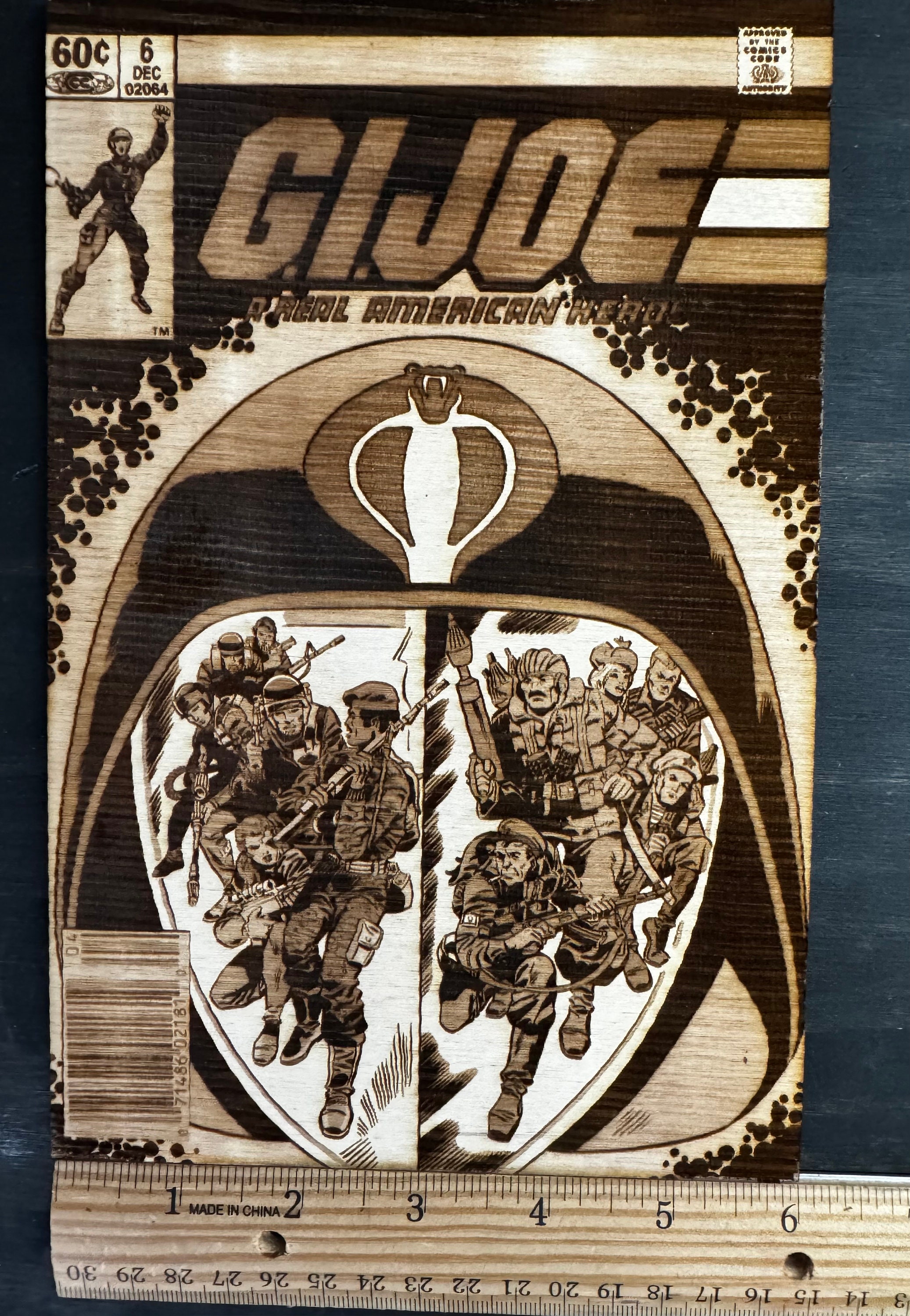 GI JOE Laser Engraved Covers Issues 4-6 - Etsy