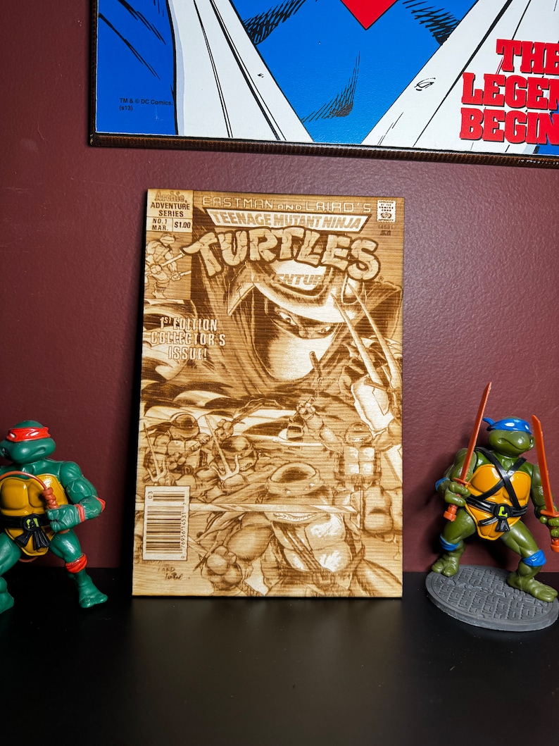 TMNT Teenage Mutant Ninja Turtles Comic Art - Etsy