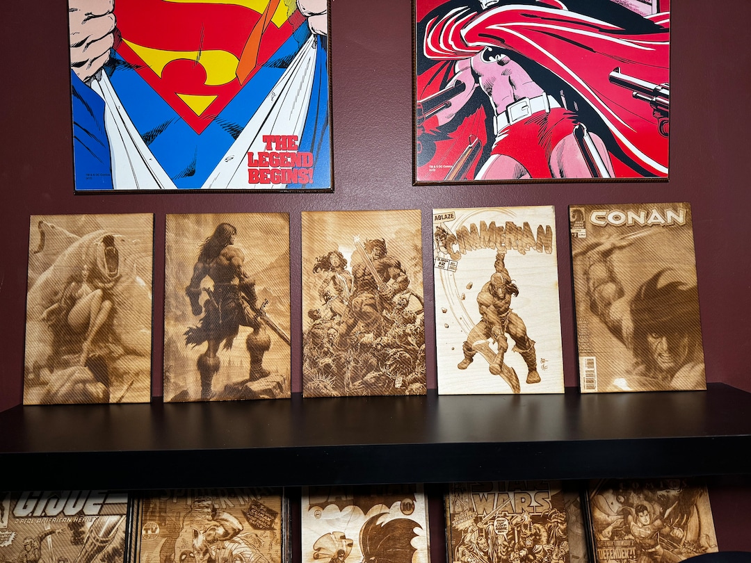 Conan Cover Art Set of 5 - Etsy