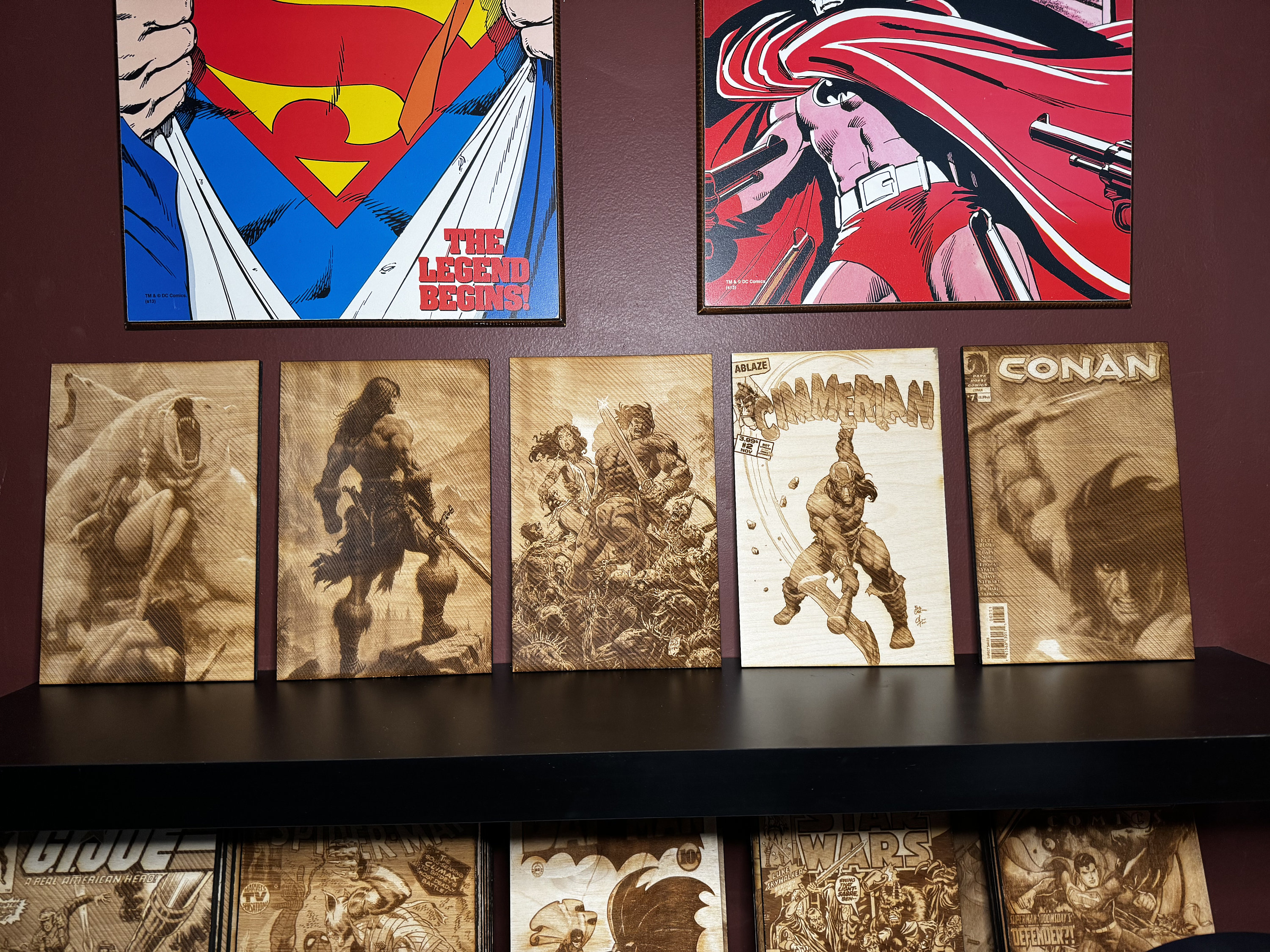 Conan Cover Art Set of 5 - Etsy