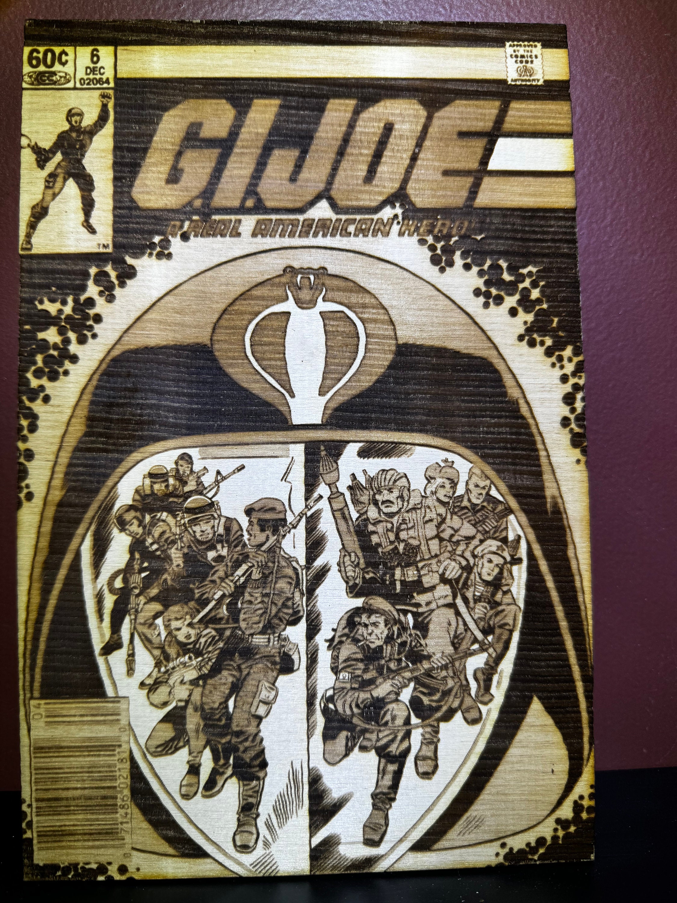 GI JOE Laser Engraved Covers Issues 4-6 - Etsy