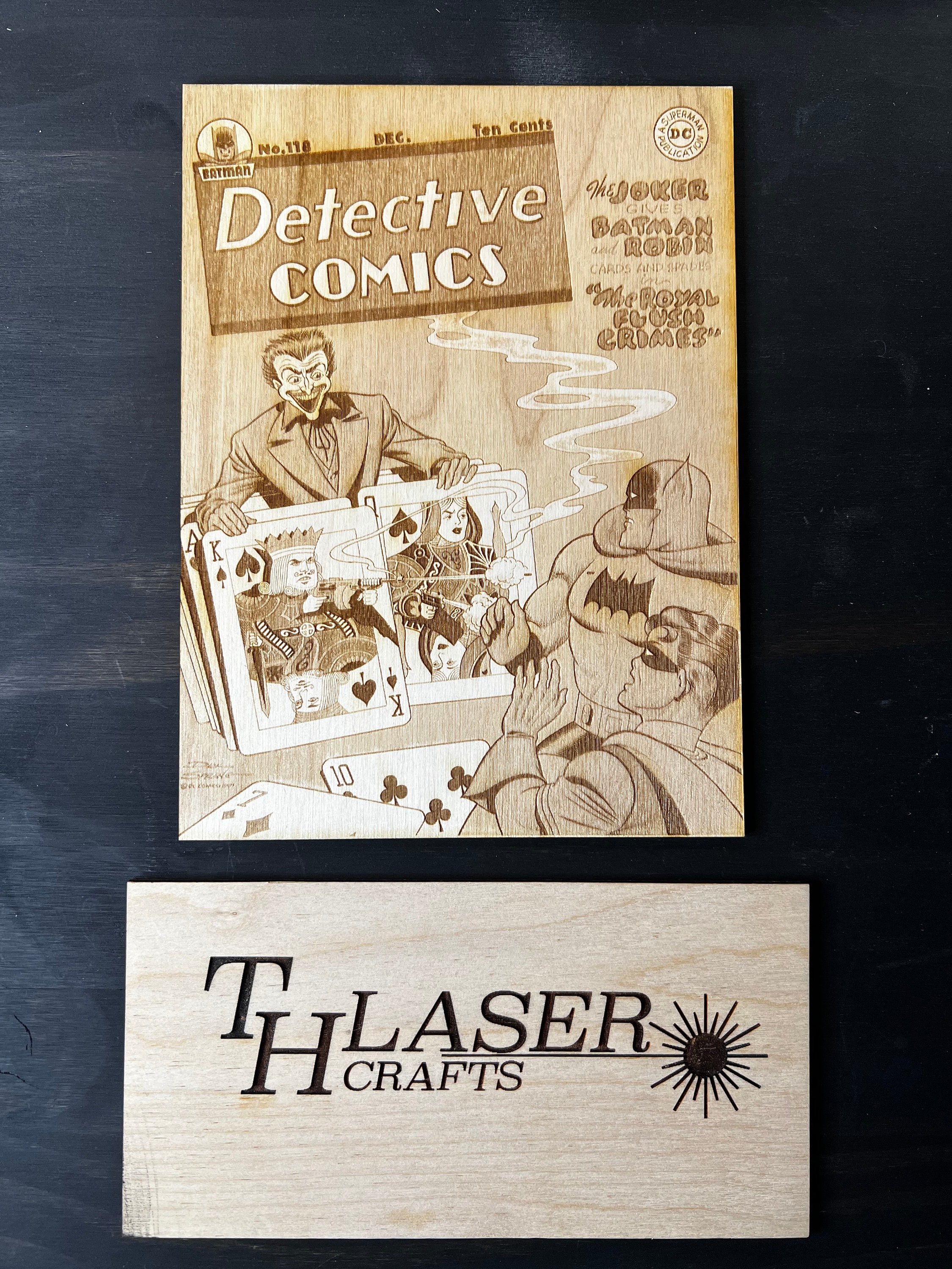 Batman Laser Engraved Classic Comic Covers - Etsy
