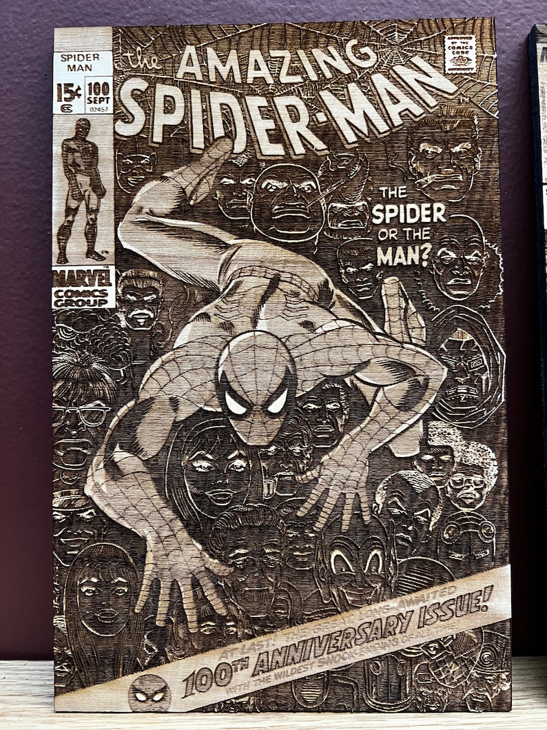 Spiderman Comic Book Covers - Etsy