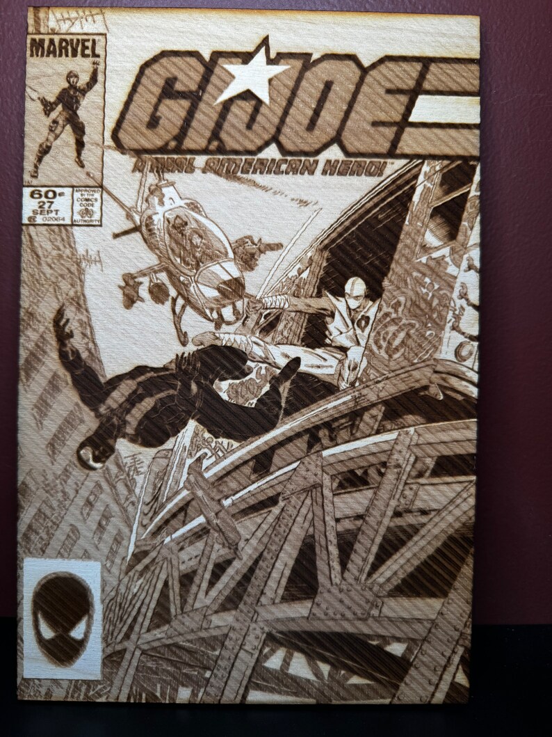GI JOE Laser Engraved Covers Issues 1 Direct Edition, 10, 26, 27 - Etsy