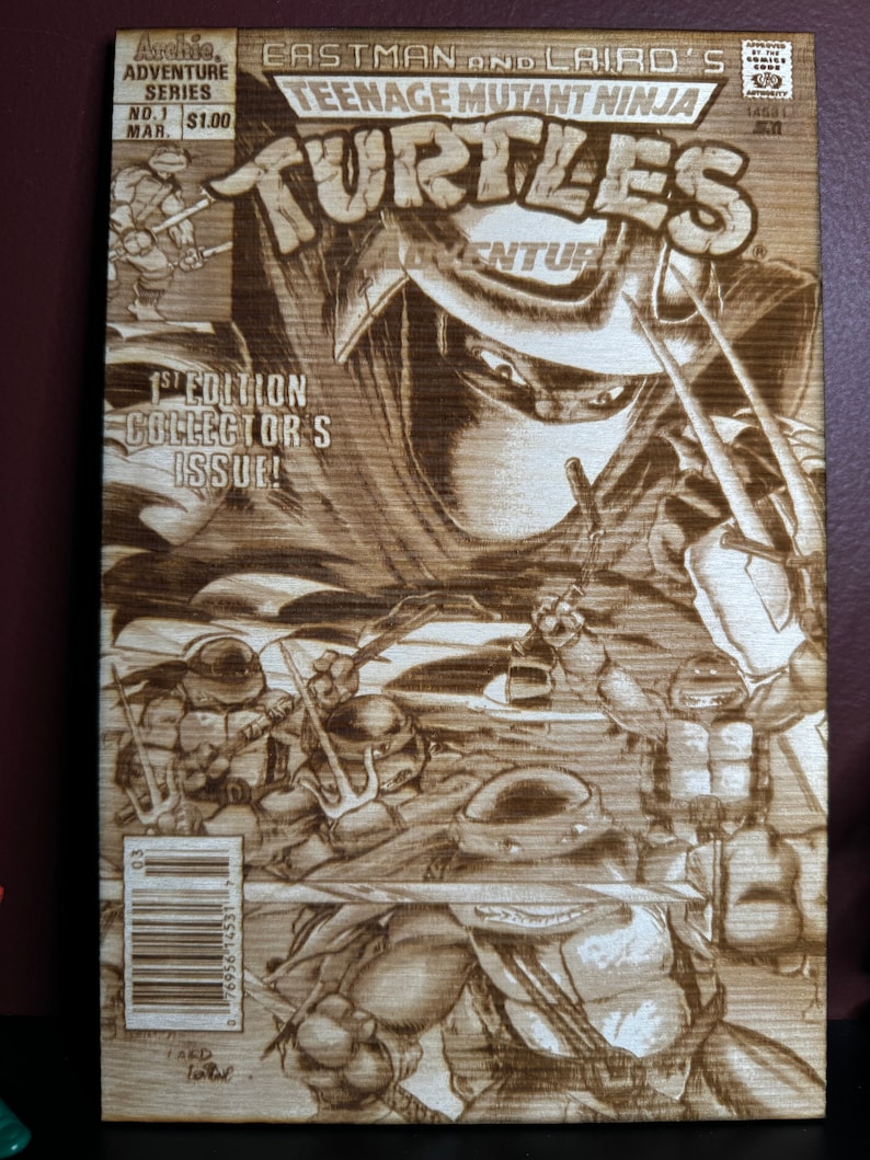 TMNT Teenage Mutant Ninja Turtles Comic Art - Etsy
