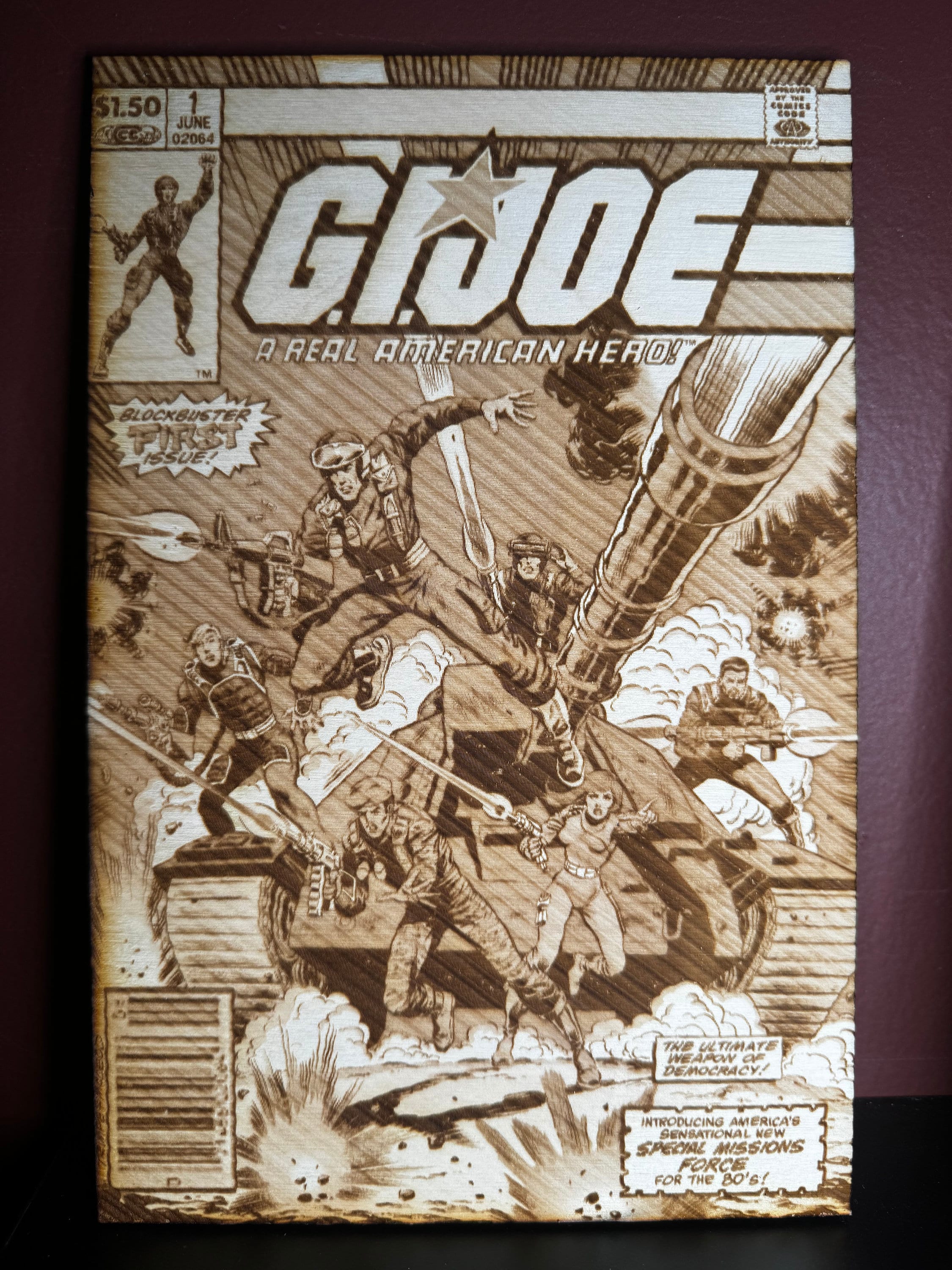 GI JOE Cover Art Set of 5 Set 1 - Etsy