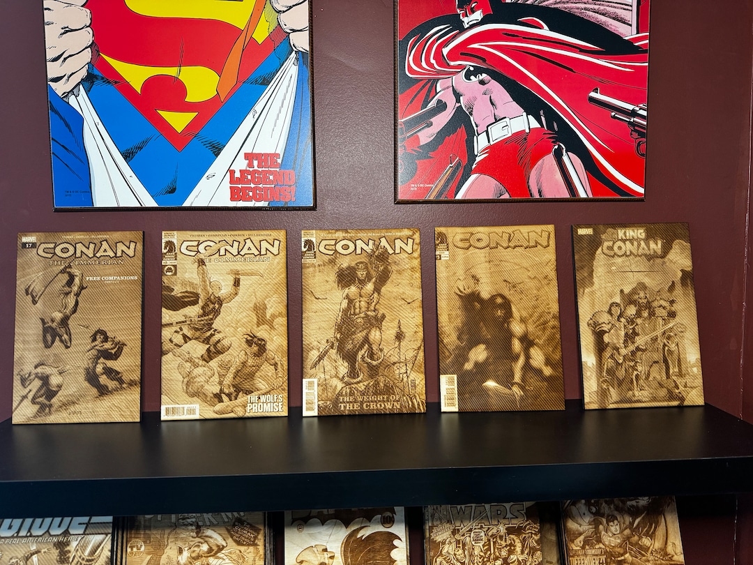 Conan Cover Art Set of 5 Set 2 - Etsy