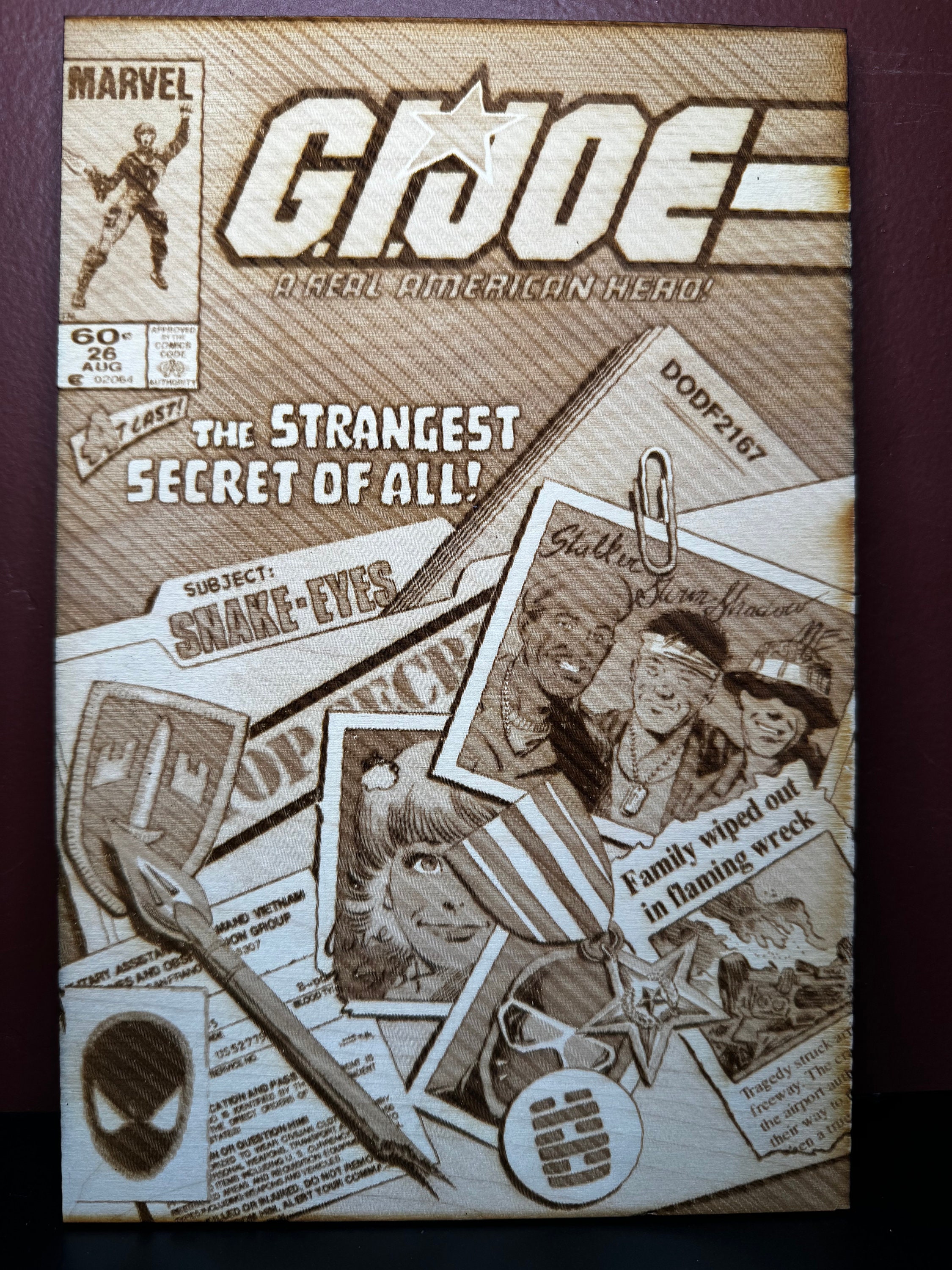GI JOE Laser Engraved Covers Issues 1 Direct Edition, 10, 26, 27 - Etsy