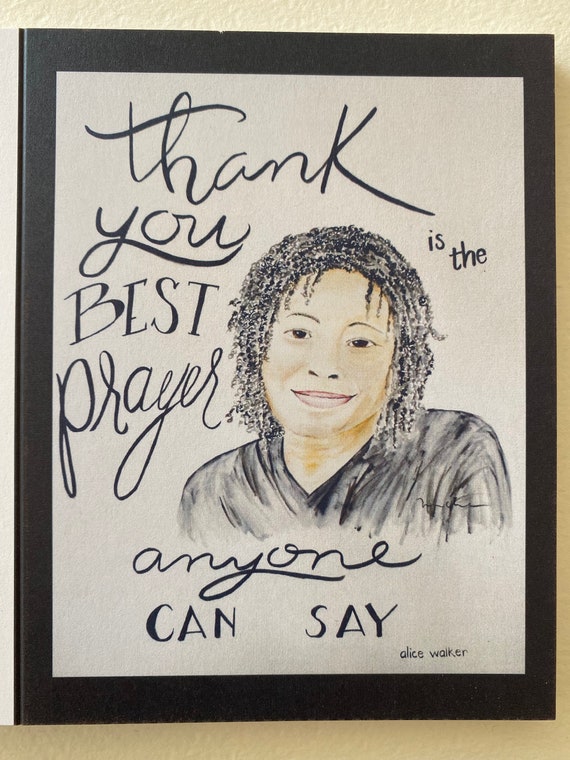 Alice Walker Quote Note Card - Etsy