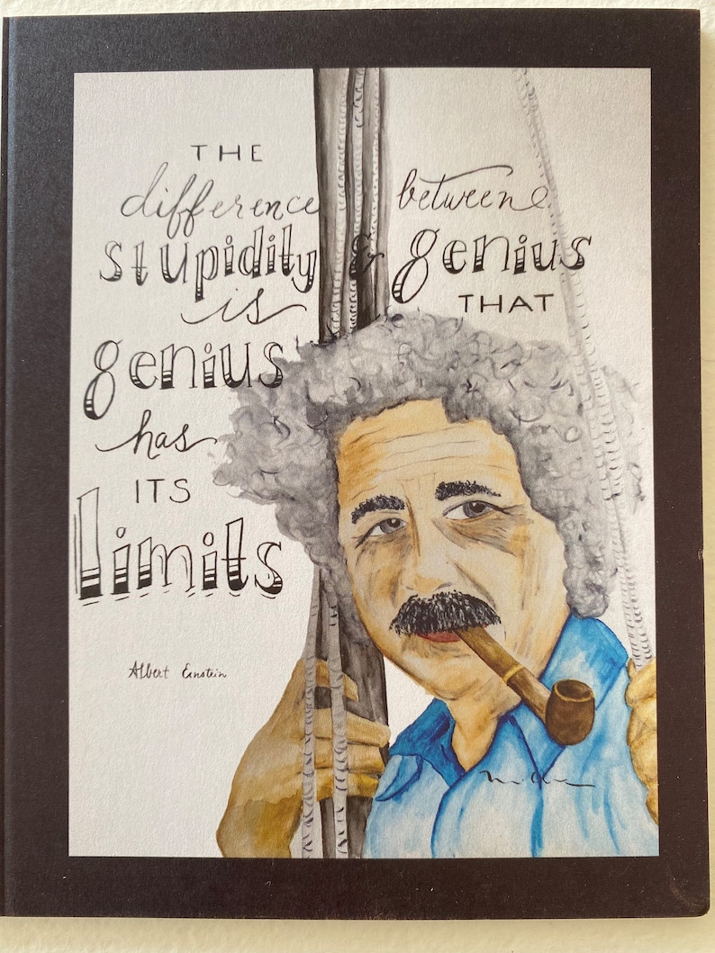 Albert Einstein Quote - Note Card - Etsy