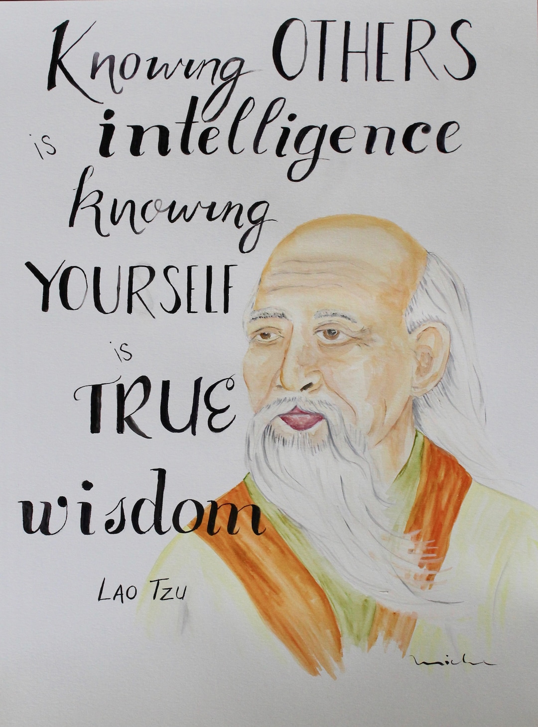Poster About Knowing Oneself
