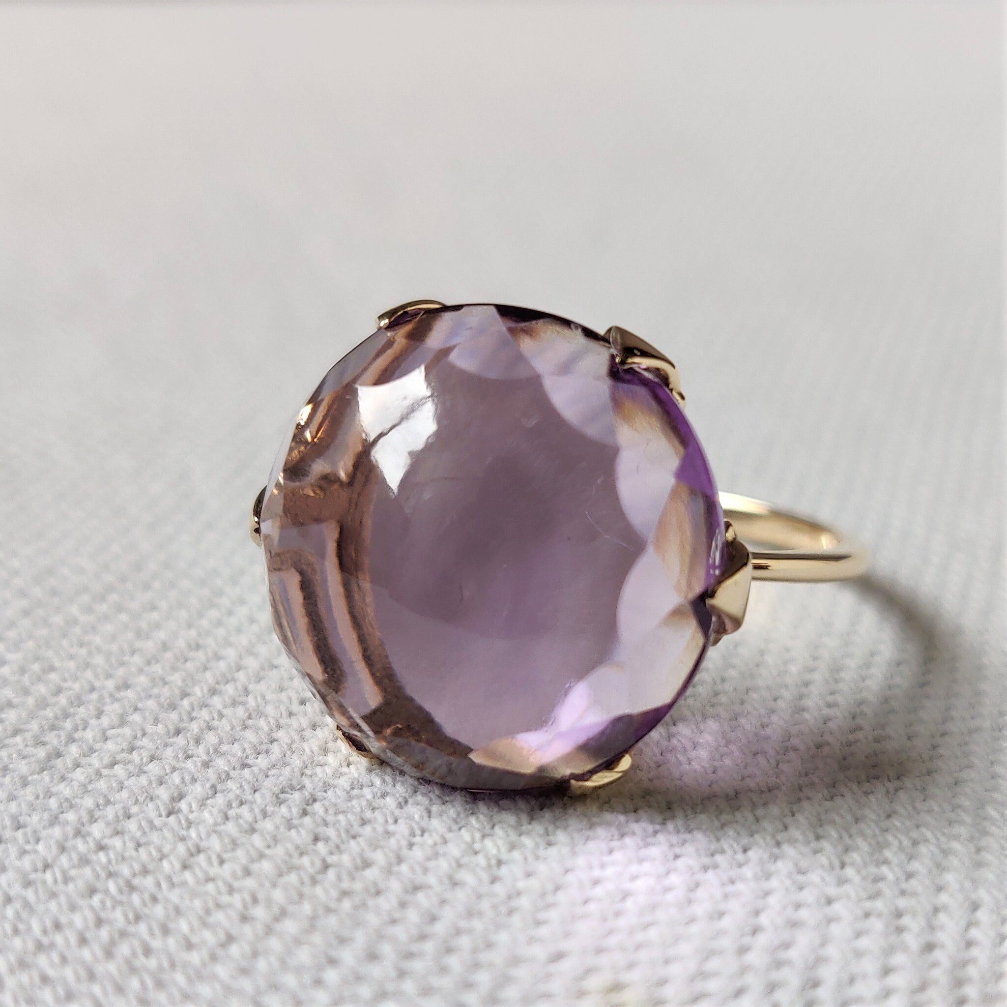 14K Gold Amethyst Ring Bridesmaids' and Alternative - Etsy