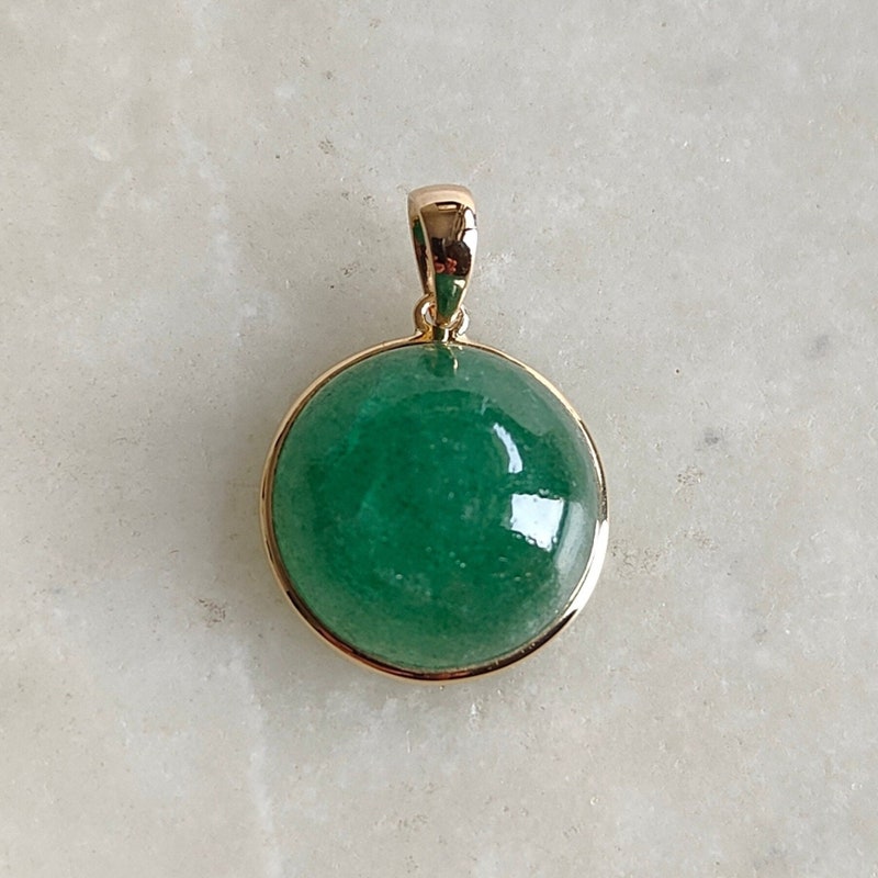 Aventurine Pendant - Etsy