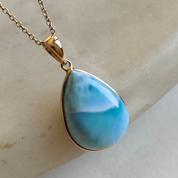 Larimar Gold - Etsy