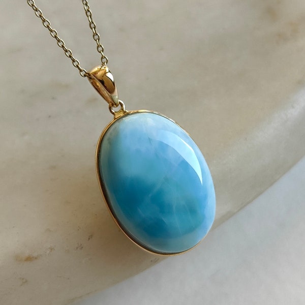 Larimar Gold - Etsy