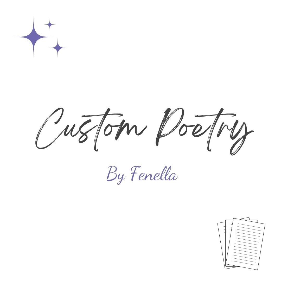 Personalised Poem Custom Poetry Personalised Gift for Occasions Poetry ...