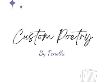 Personalised Poem Digital - Etsy