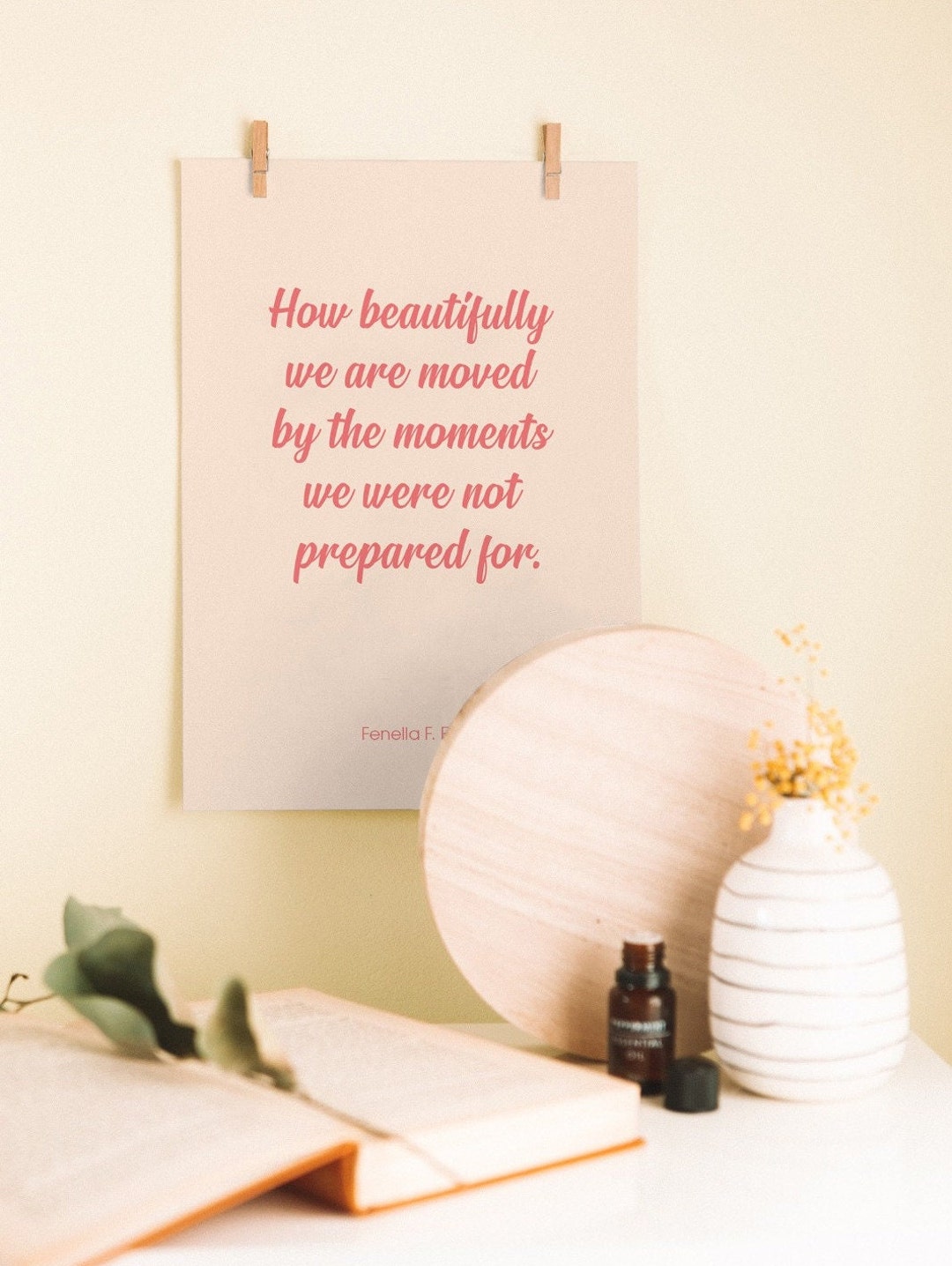 Moments Poetry Print Inspirational Quote Print Poetry Print by Fenella ...