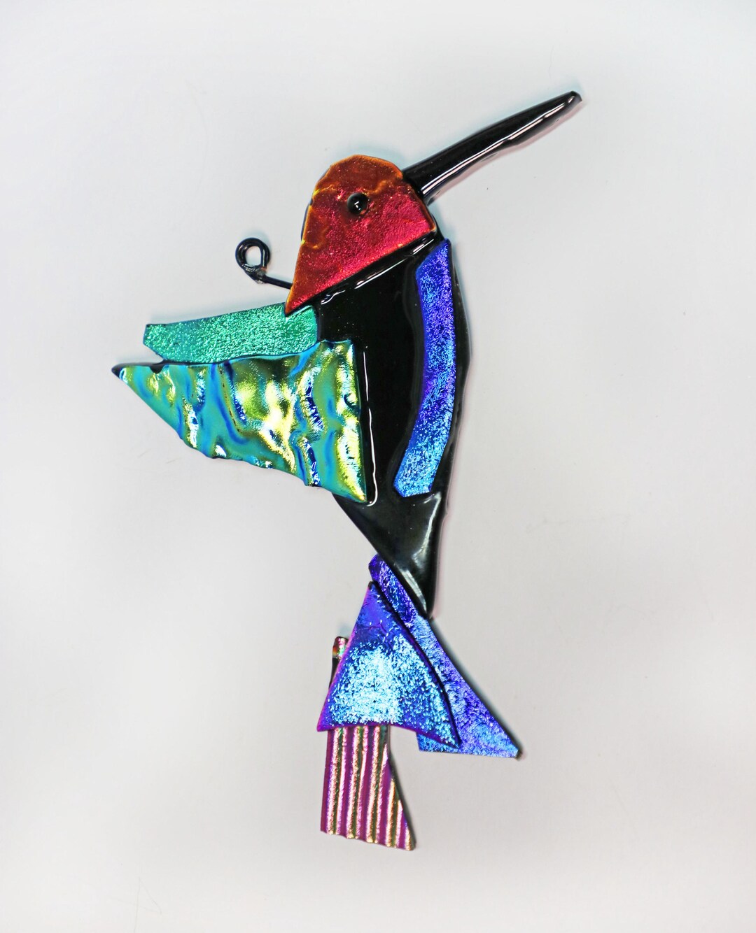 Hummingbird, Fused Glass Hummingbird, Hummingbird Gift, Hummingbird ...