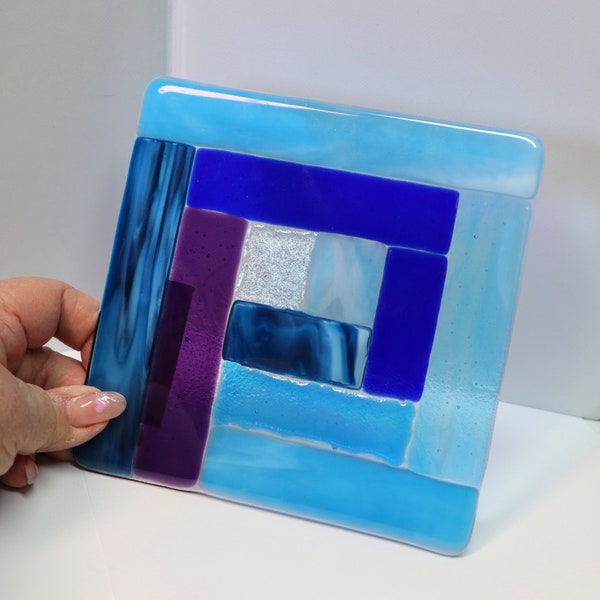 Fused Glass Trivet - Etsy
