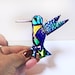 Hummingbird, Fused Glass Hummingbird, Hummingbird Gift, Hummingbird ...