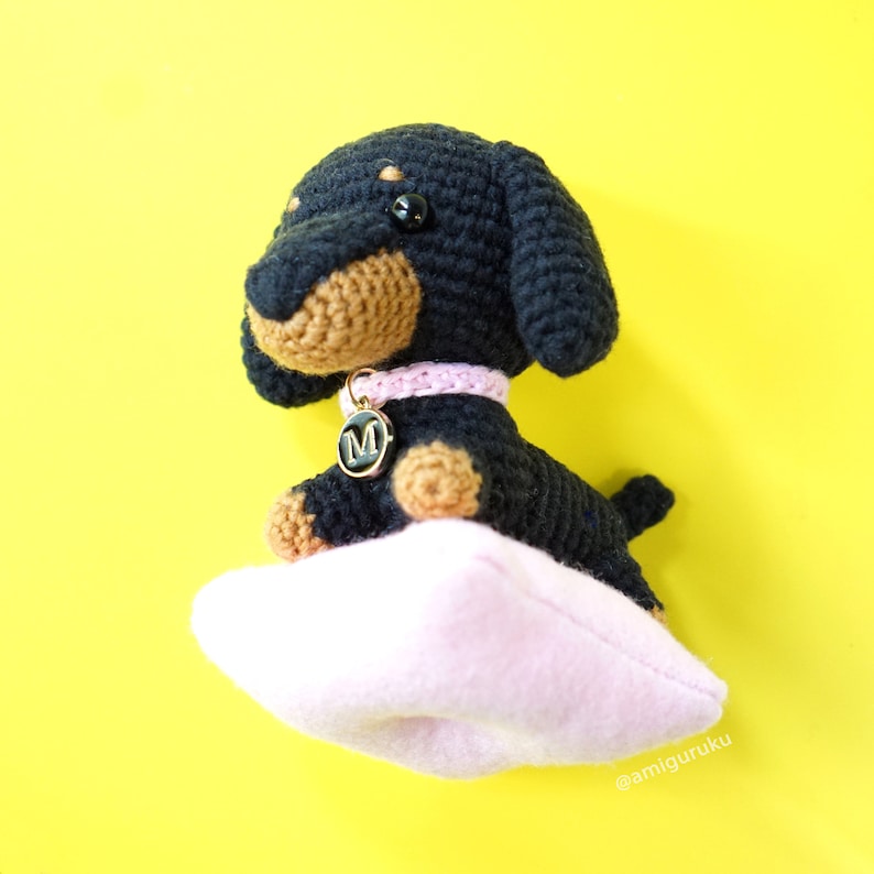 Crochet Pattern of Cute Dachshund Dog teckel Amigurumi Doll/ - Etsy Norway