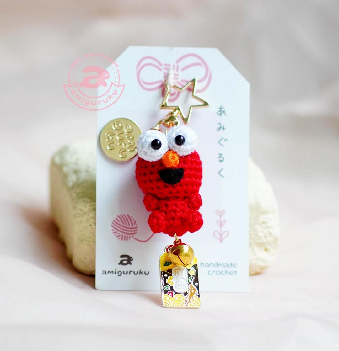 Amigurumi Crochet Keychain Red Puppet (actual Keychains) - Etsy