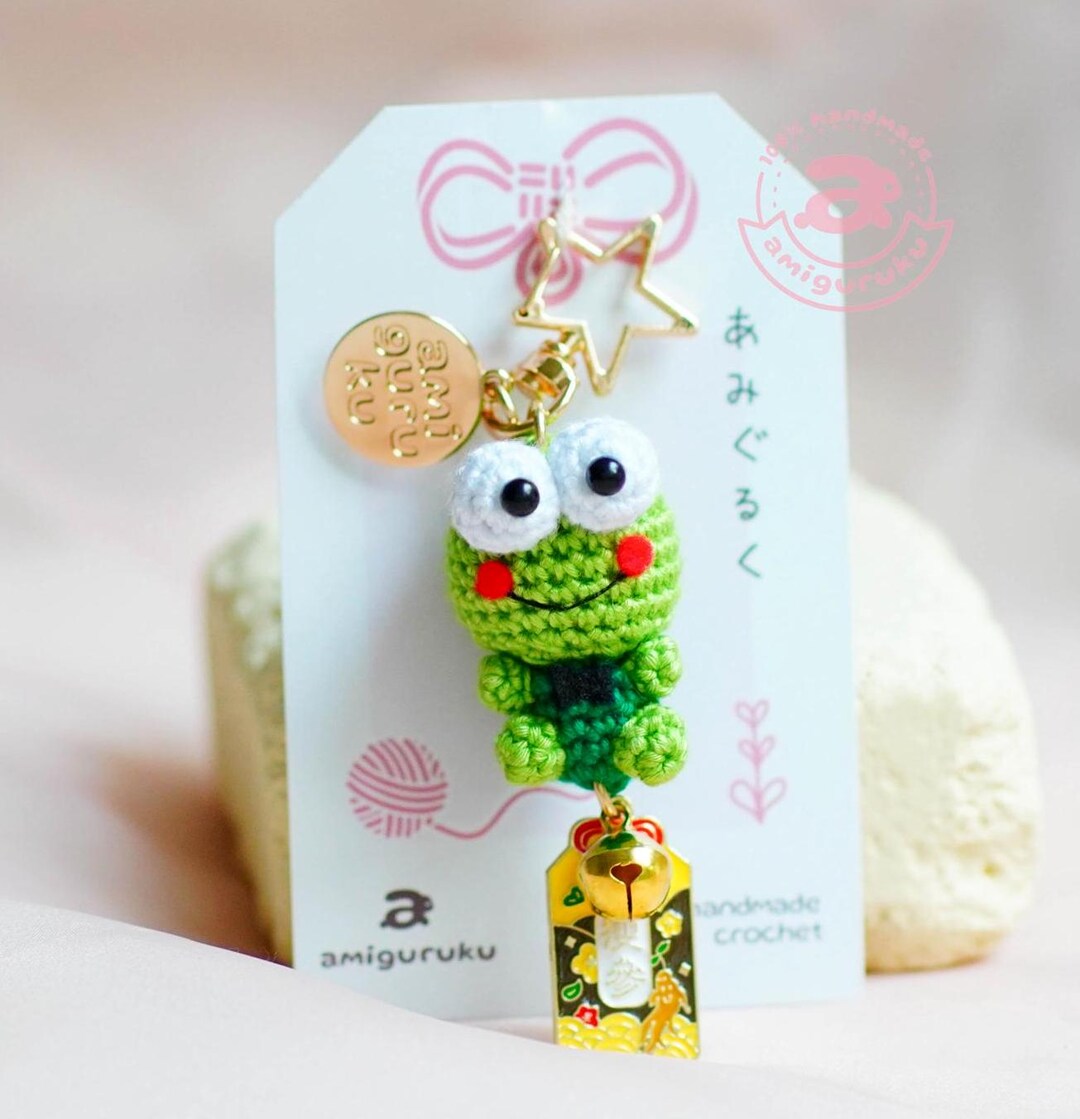 Amigurumi Crochet Keychain Kawaii Kero (actual Keychains) - Etsy