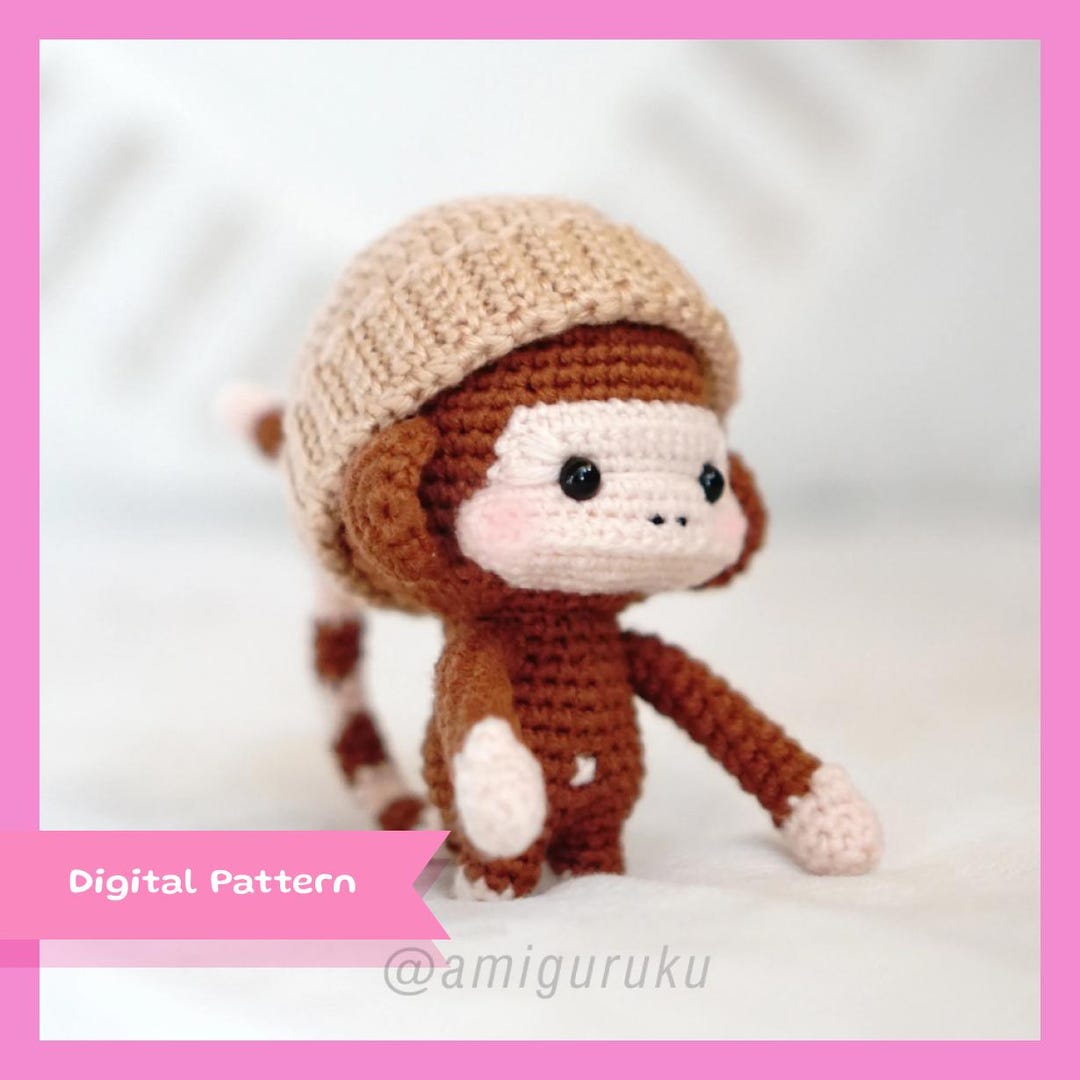 Crochet Pattern of Jesse the Cheeky Monkey Amigurumi/plushie Doll (PDF ...