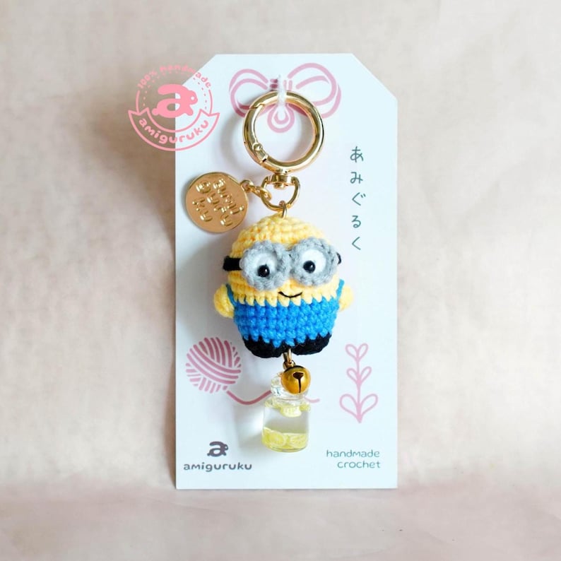 Mini Amigurumi Crochet Bob (actual Keychains) - Etsy