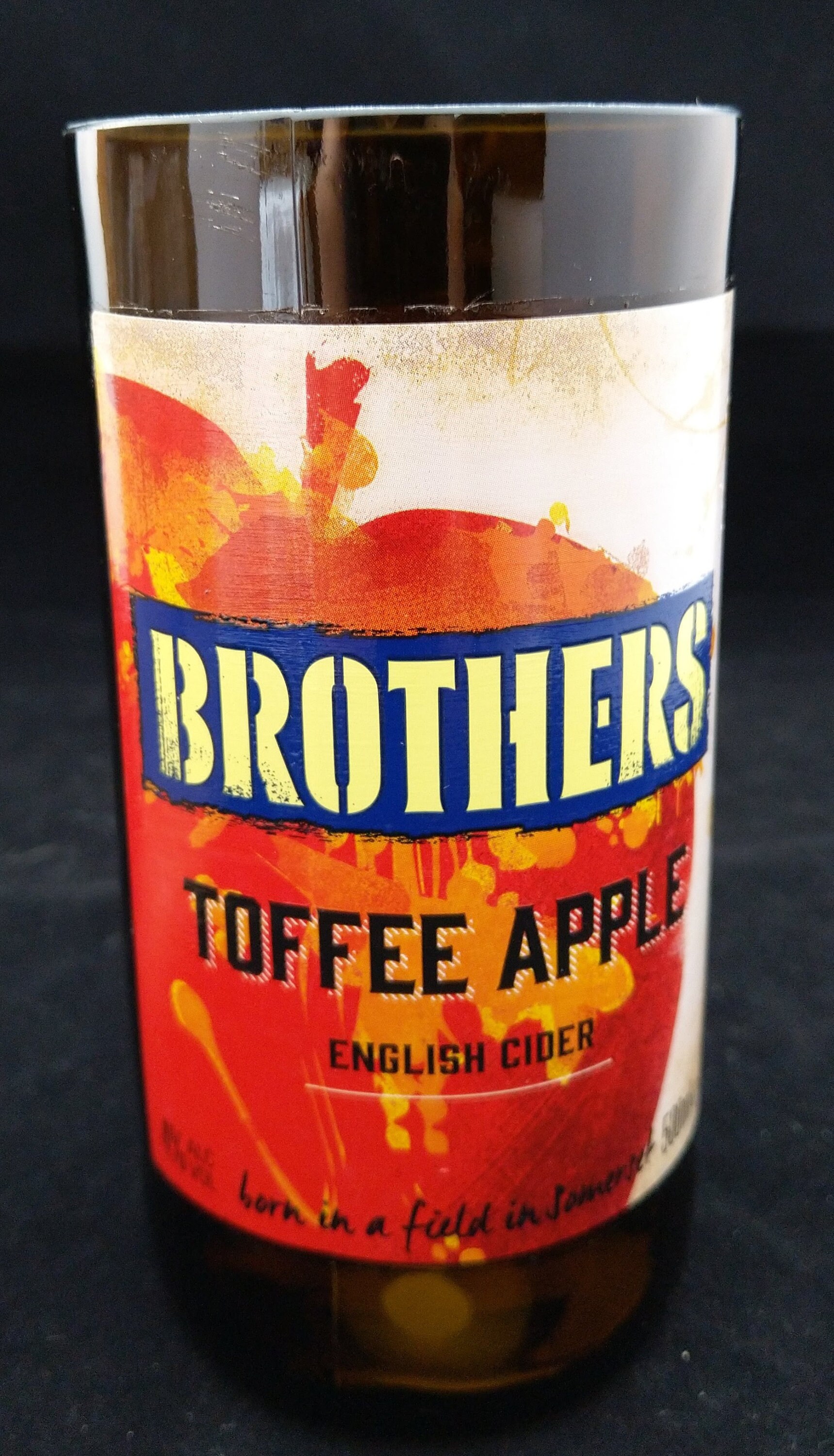 Brothers Toffee Apple Cider Bottle Glass | Etsy