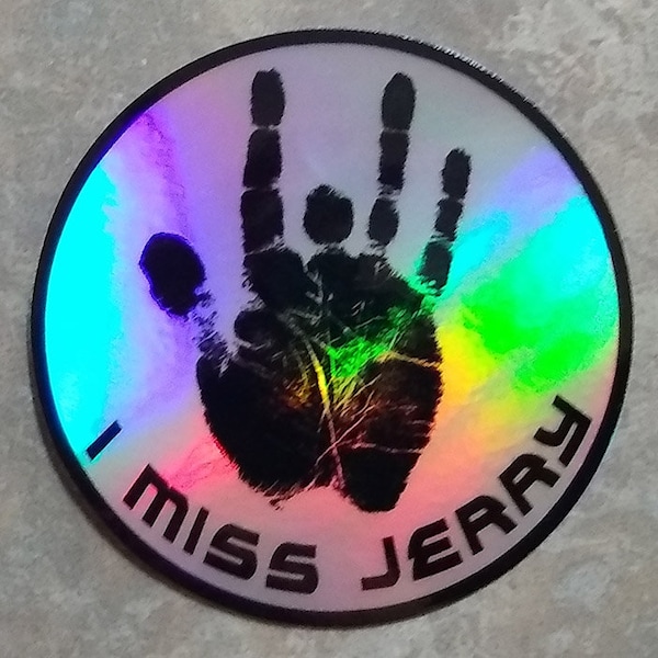 Jerry Garcia Hand Print - Etsy