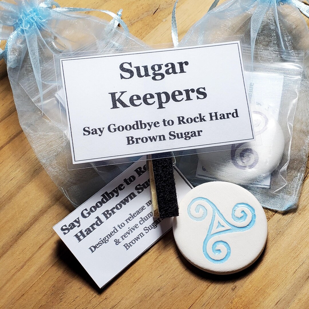 Round Ceramic Sugar Keepers, Ceramic Brown Sugar Keepers, Disk Sugar ...