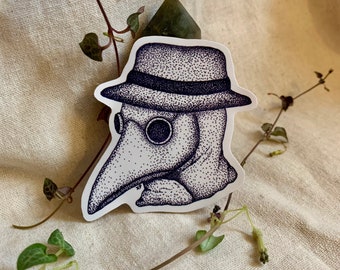Plague Doctor Sticker - Etsy