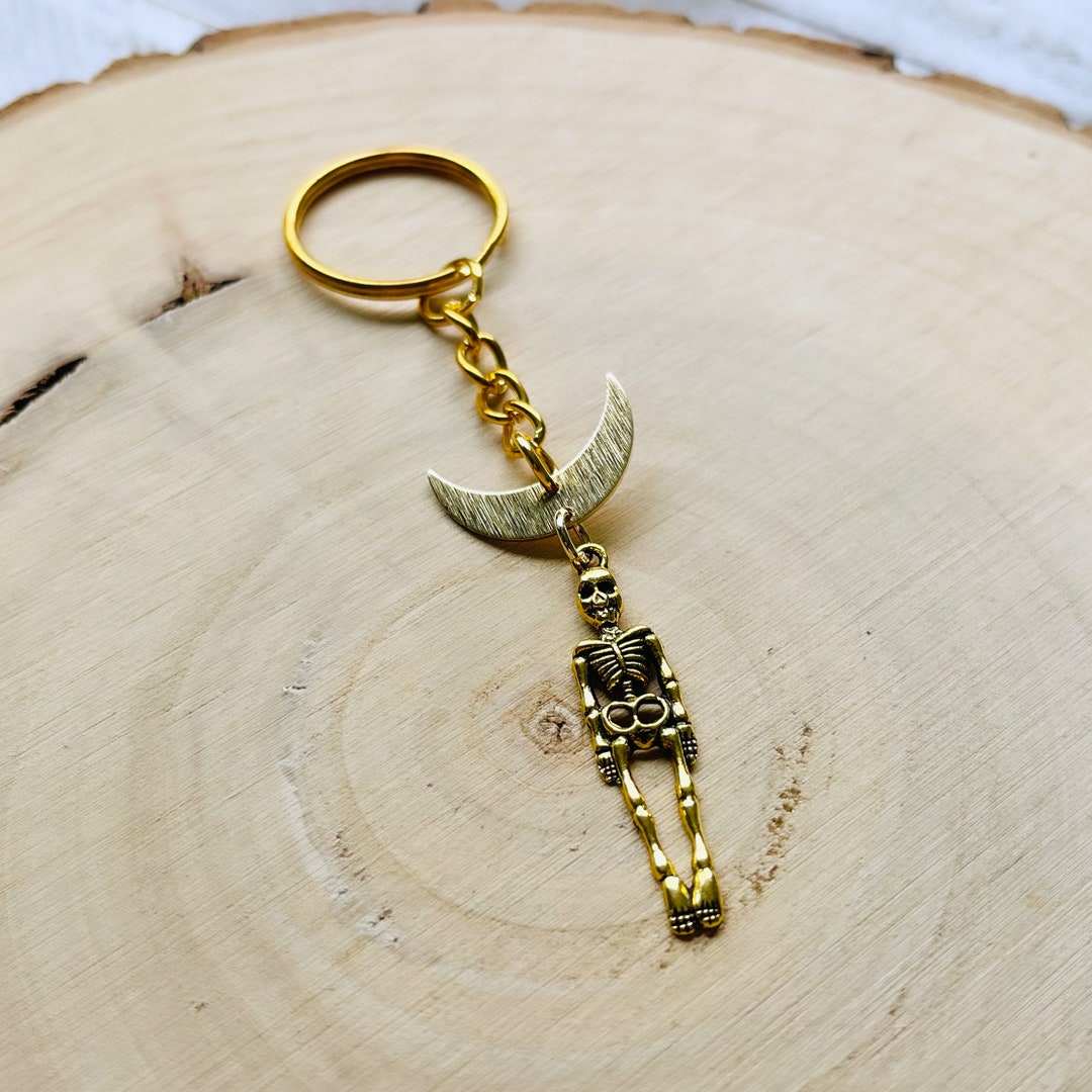 Skeleton Keychain, Goth Girl Gifts, Witchy Gifts, Backpack Accessories ...