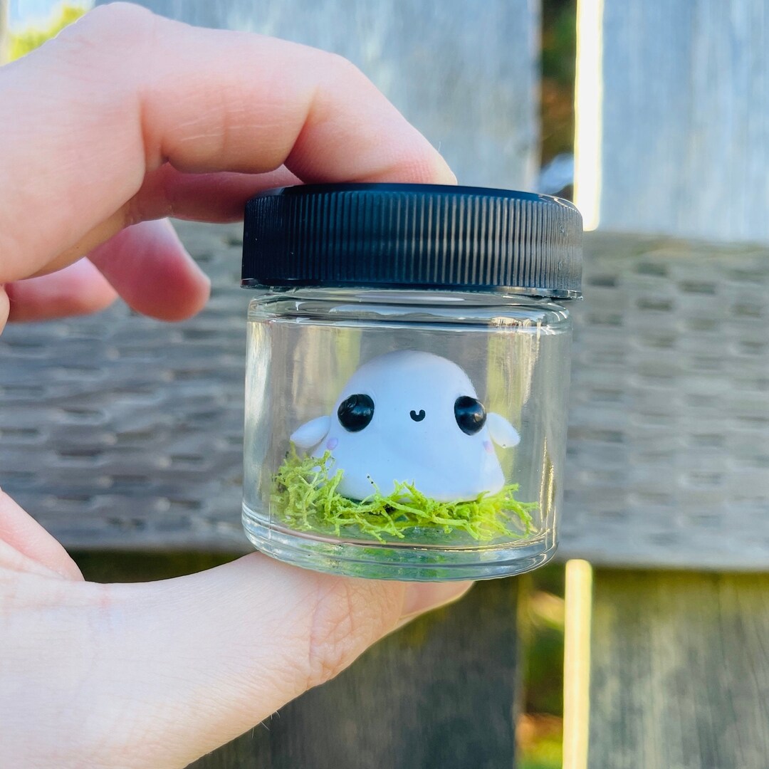 Mini Terrarium, Kawaii Gifts, Polymer Clay Sculpture, Cottagecore Decor ...