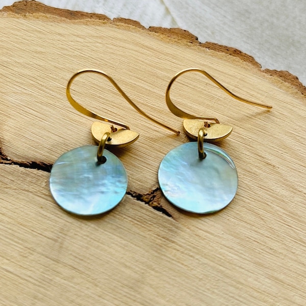 Mussel Shell Earring - Etsy