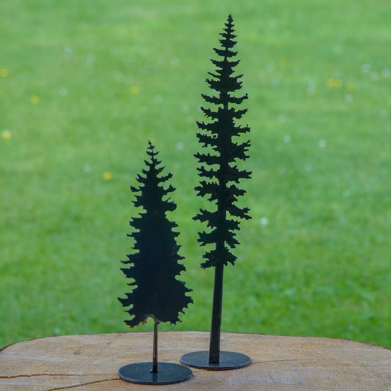 Metal Tree Sculpture - Etsy