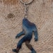 Sasquatch Keychain, Keychain, Sasquatch Keychain, Metal Keychain, Metal ...